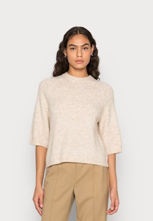 Opus PULINE - Strickpullover - sweet almond melange/beige - Zalando.ch