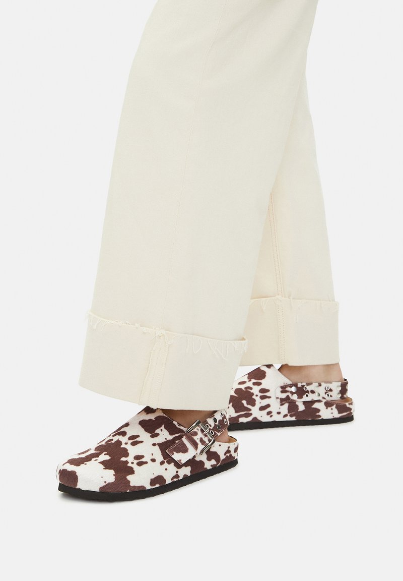 Jenny FLIP-FLOPS - Natikače - brown/white/smeđa - Zalando.hr