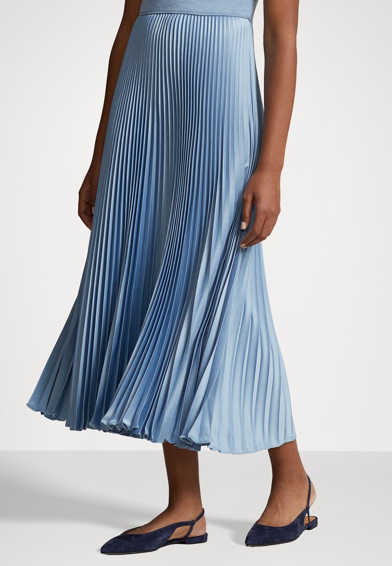 Polo Ralph Lauren SHORT SLEEVE DAY DRESS - Maxi-jurk - chambray blue/blauw - Zalando.nl