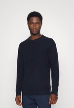 Selected Homme VINCE LS BUBBLE CREW NECK W NOOS - Trui - salute/gemêleerd donkerblauw - Zalando.nl