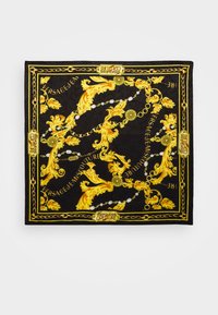 Versace Jeans Couture FOULARD LEAVES - Foulard - black/gold-coulored ...