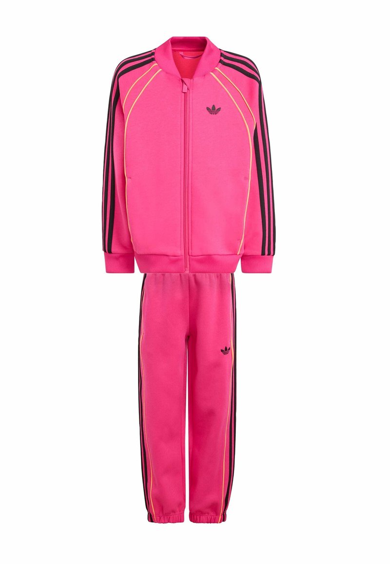 adidas Originals SET - Tracksuit - real magenta lucid orange black ...