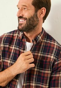 FatFace REGULAR FIT - CHECK - Shirt - navy/blue - Zalando