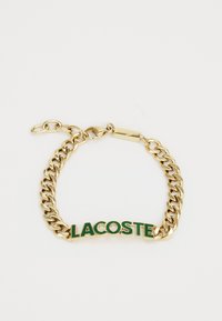 Lacoste SCRIPT - Bracelet - gold-coloured/green/doré - ZALANDO