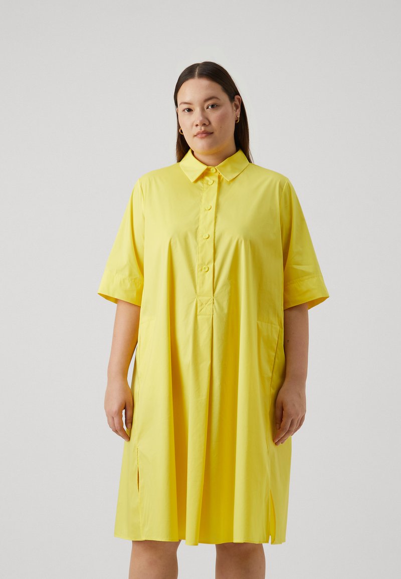 Persona by Marina Rinaldi FINNICI - Blusenkleid - giallo sole/gelb ...