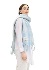 TOM TAILOR MIT KAROMUSTER - Schal - light cloudy blue/hellblau - Zalando.de