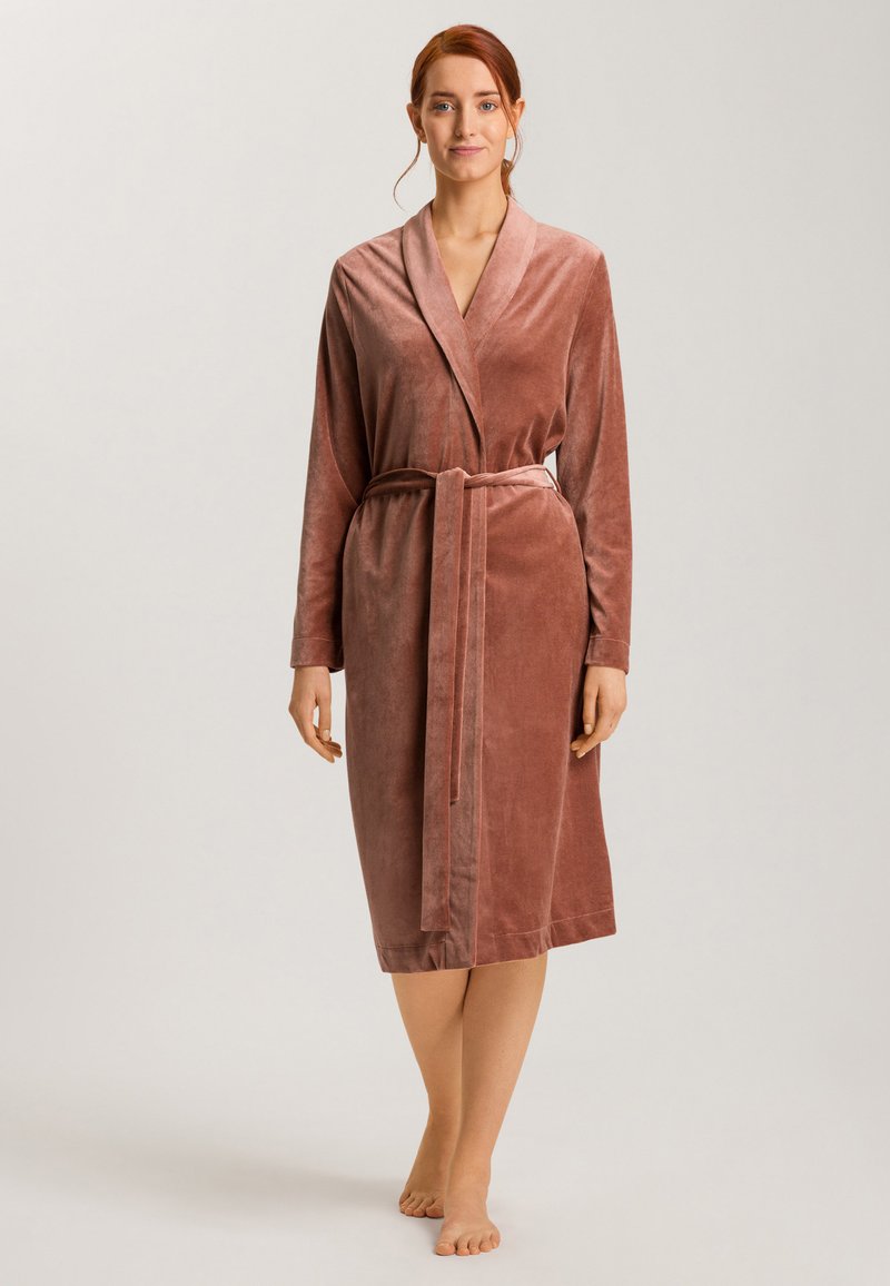 Hanro FAVOURITES - Dressing gown - burlwood/light brown - Zalando