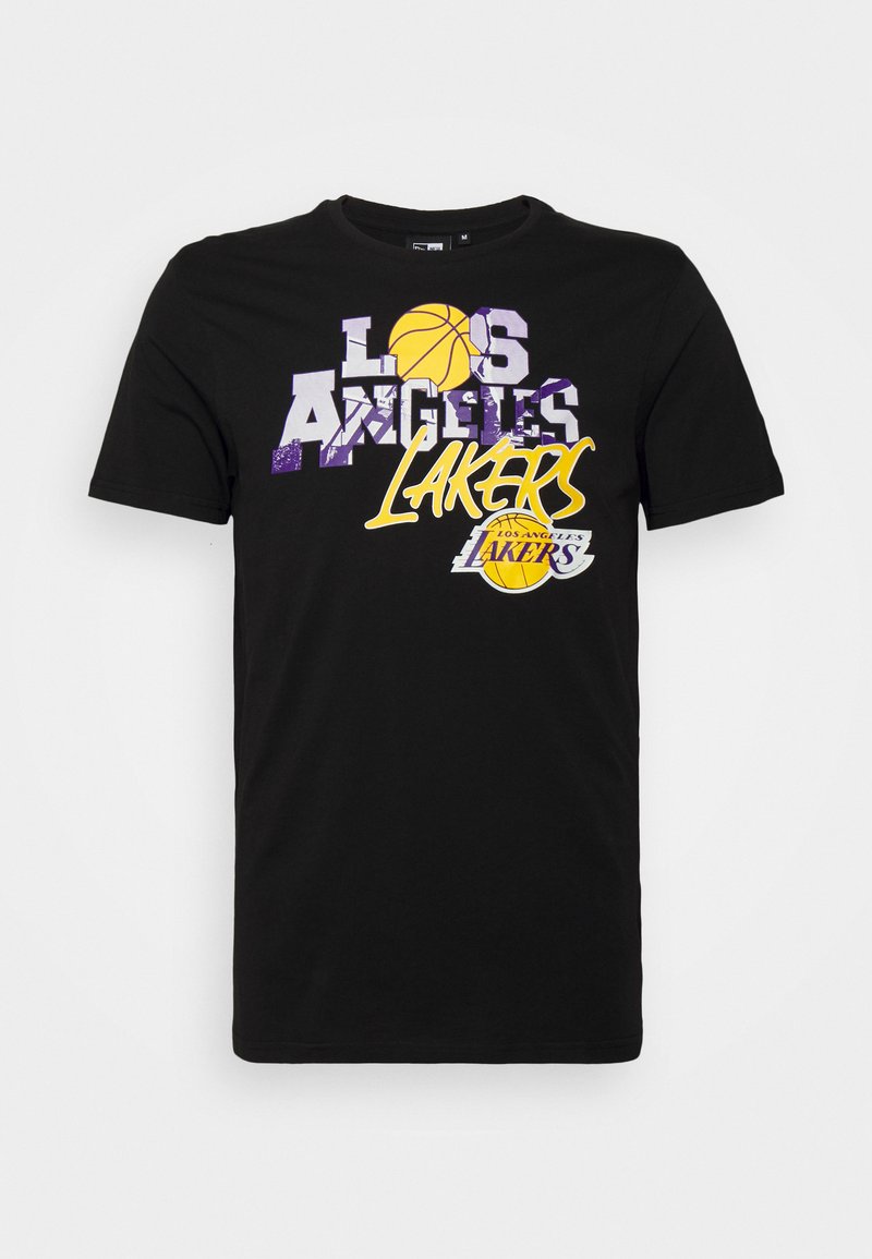 New Era NBA LOS ANGELES LAKERS INFILL GRAPHIC TEE - Squadra - black ...