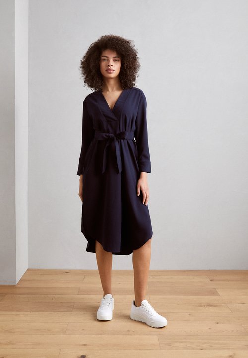 Esprit EOS DRESS - Neulemekko - navy/tummansininen - Zalando.fi