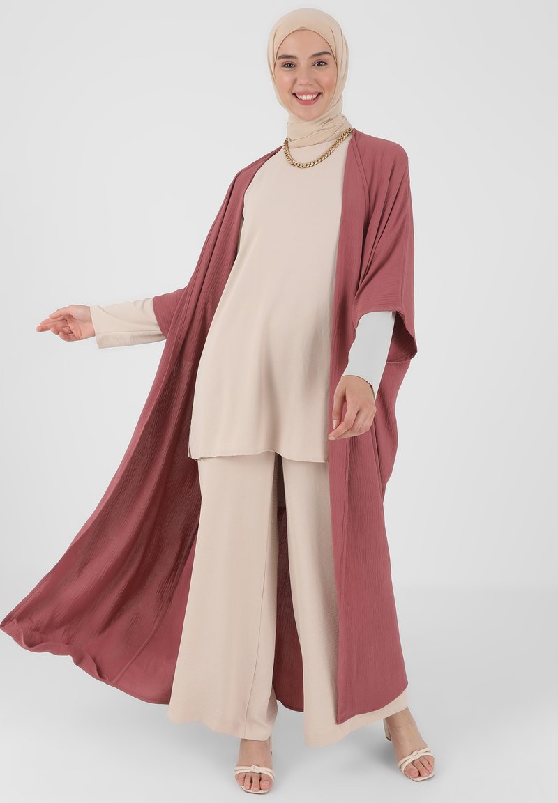 Modanisa ABAYA REFKA - Chaqueta fina - pink/rosa - Zalando.es