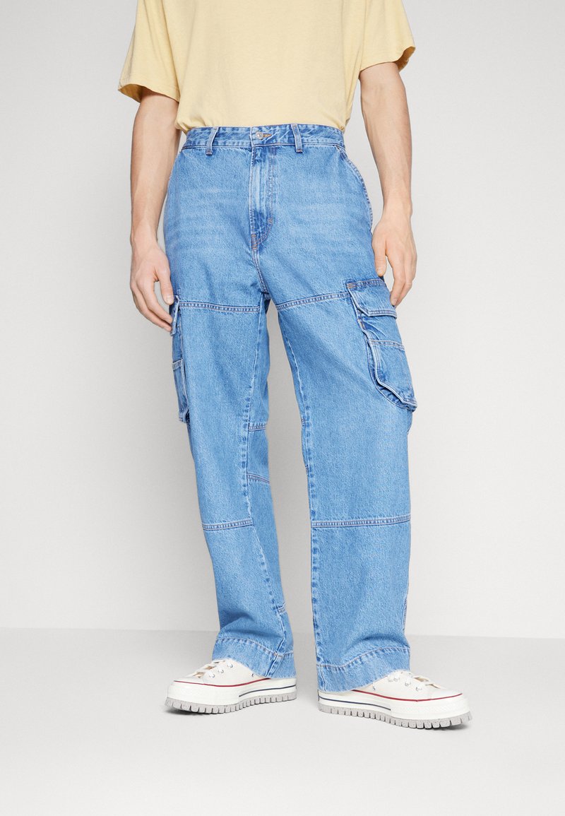 Diesel FISH CARGO - Workwear Jeans - 808N/blue - Zalando