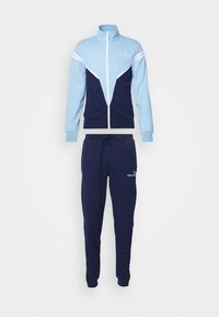 Sergio Tacchini ANGLE TRACKSUIT - Träningsset - navy/blue bell/mörkblå ...