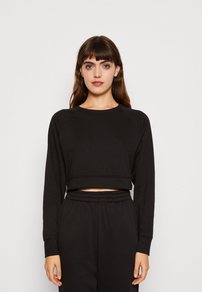 ONLY ONLDIANA CROPPED - Sweatshirt - black/schwarz - Zalando.ch