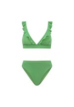 Shiwi BOBBY SET - Bikini - kelly green/verde - Zalando.es