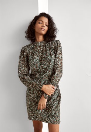 Scotch & Soda COWL NECK MINI DRESS WITH SEQUINS STRAPS - Cocktail dress ...