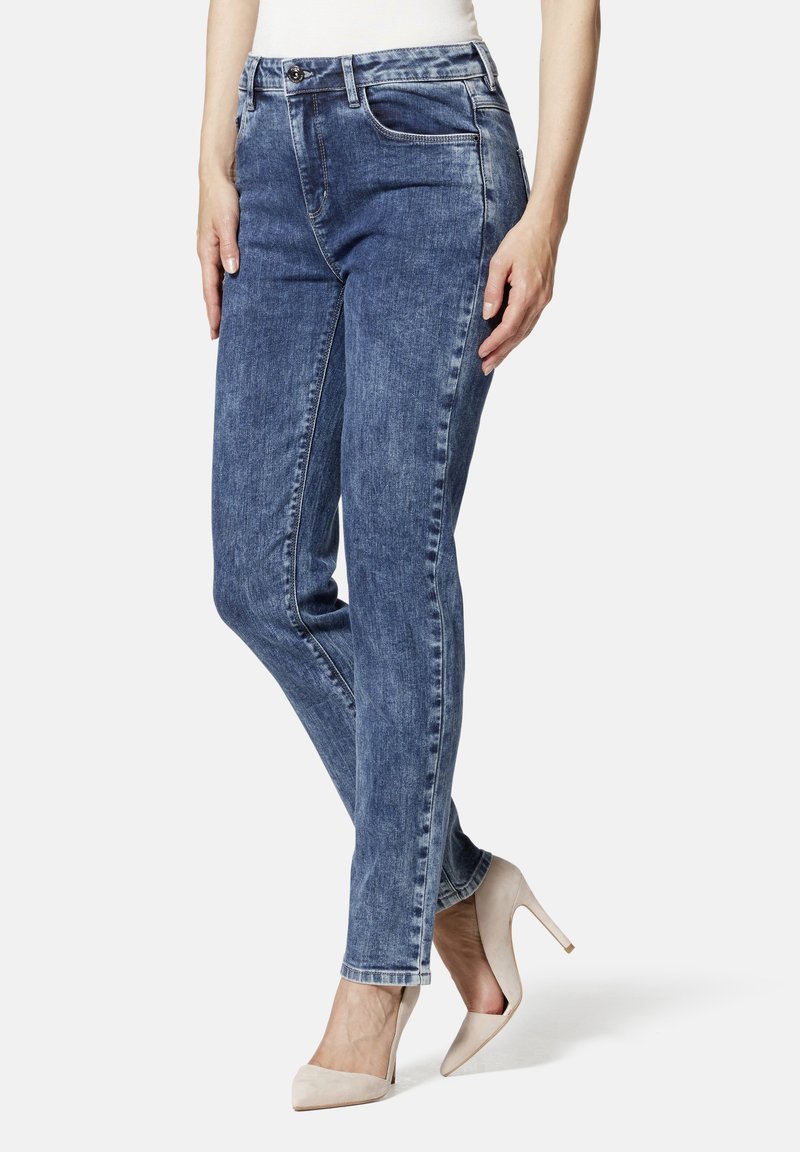 Stooker Women STOOKER - Slim fit jeans - blue denim acid/blue denim ...