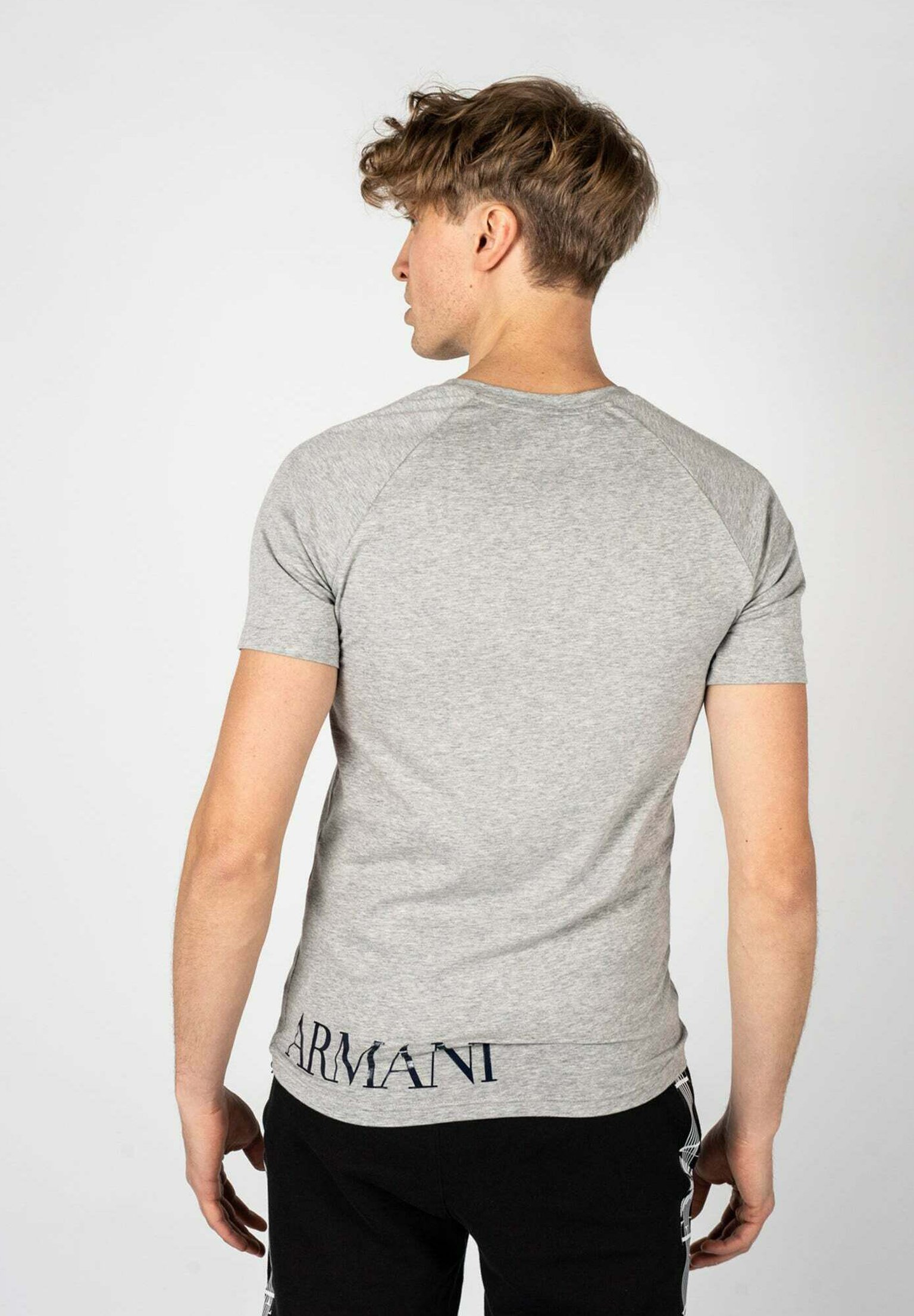 Mens grey armani t shirt store