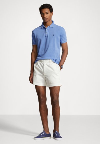 Polo Ralph Lauren CUSTOM SLIM FIT SPA TERRY POLO - Poloshirt - harbor ...