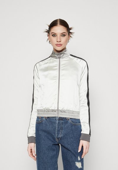 Juicy Couture COLOURBLOCK CROPPED TRACK - Sweater met rits - blue fog ...