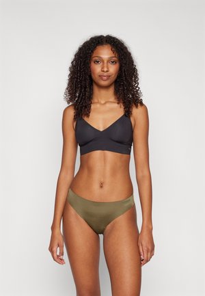 Björn Borg CORE THONG 3 PACK - String - dark blue/black/light brown/mørkeblå - Zalando.no