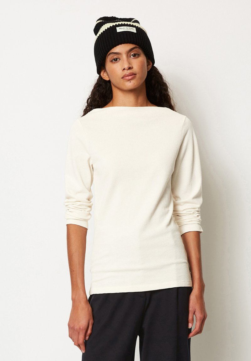 Marc O'Polo REGULAR AUS - Langarmshirt - chalky sand/beige - Zalando.de