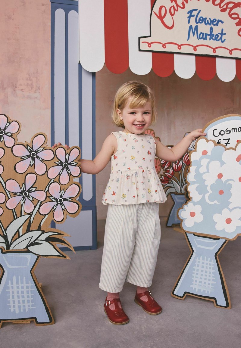 Next REGULAR FIT - CATH KIDSTON SET - Trousers - ecru ditsy/beige - Zalando