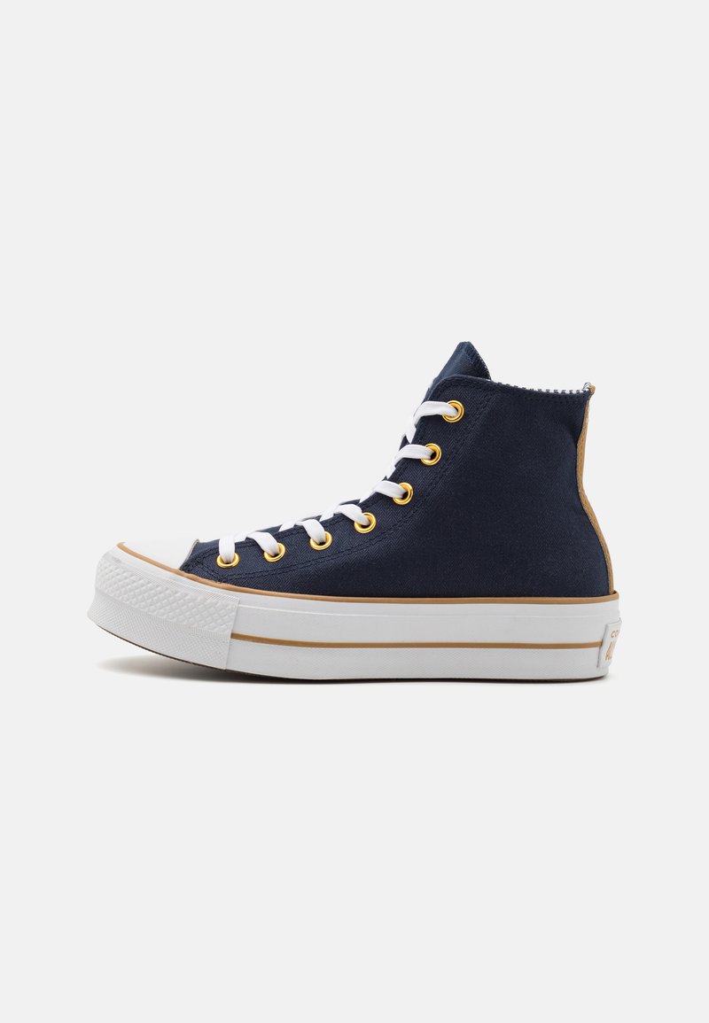 Converse CHUCK TAYLOR ALL STAR LIFT - Sneaker high - obsidian/white ...