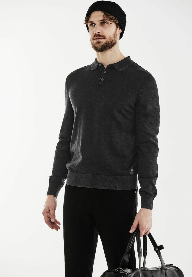 Street One MEN Jumper - schwarz/metallic black - Zalando.de