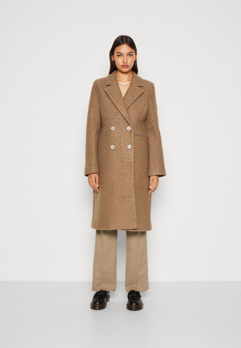 Pieces PCJALEAH - Klasikinis paltas - brown/ruda - Zalando.lt