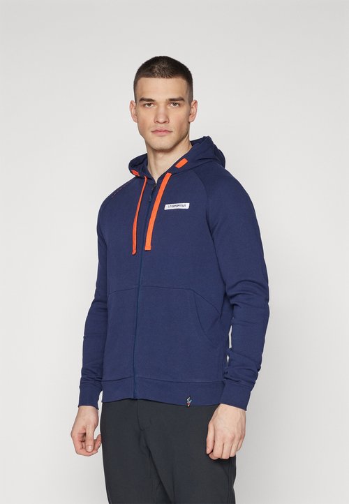 La Sportiva METHOD HOODY - Sweatjacke - black/cherry tomato/schwarz ...