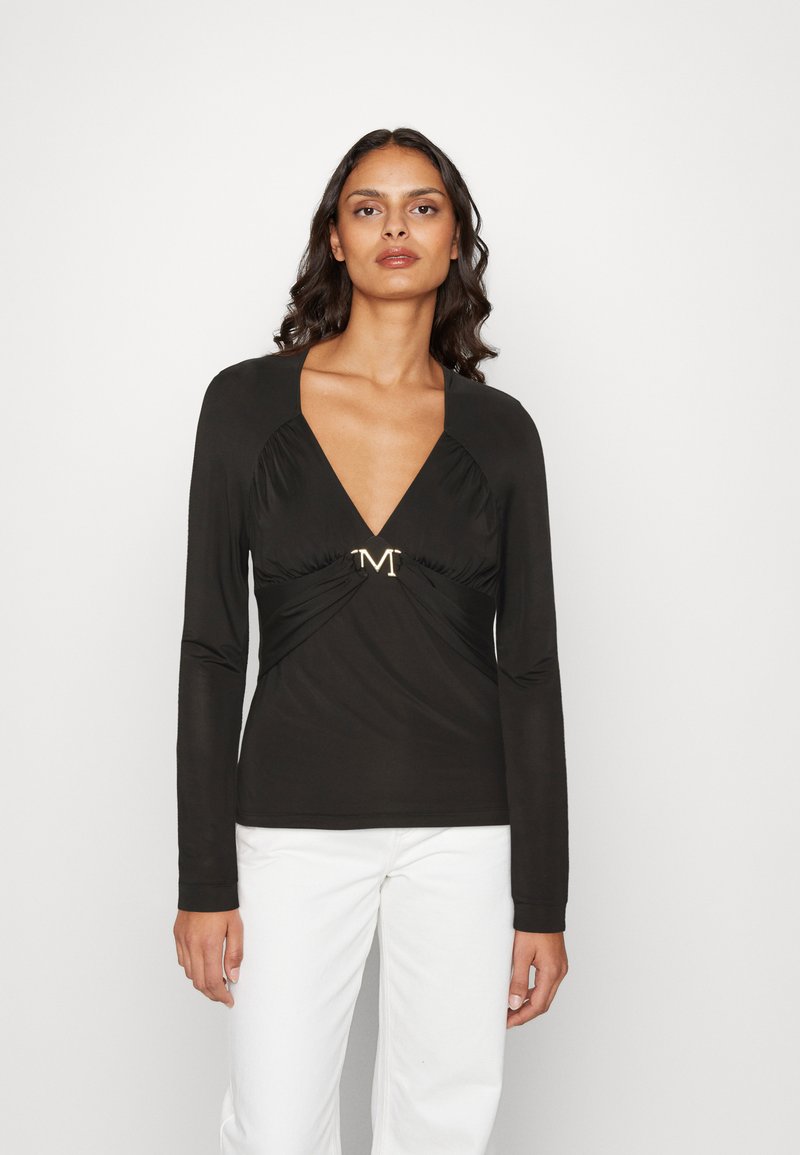 MARCIANO BY GUESS BELINDA - Long sleeved top - jet black/black ...