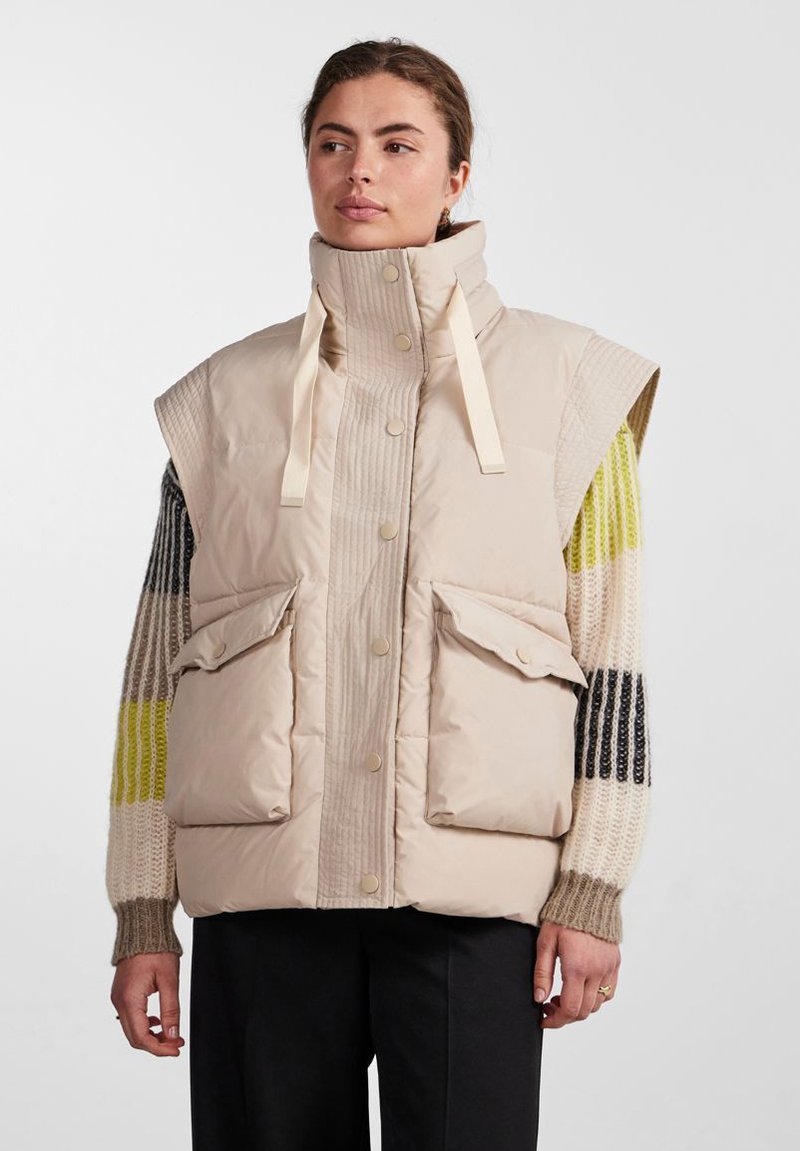 YAS YASTHELLO - Bodywarmer - peyote/beige - Zalando.be
