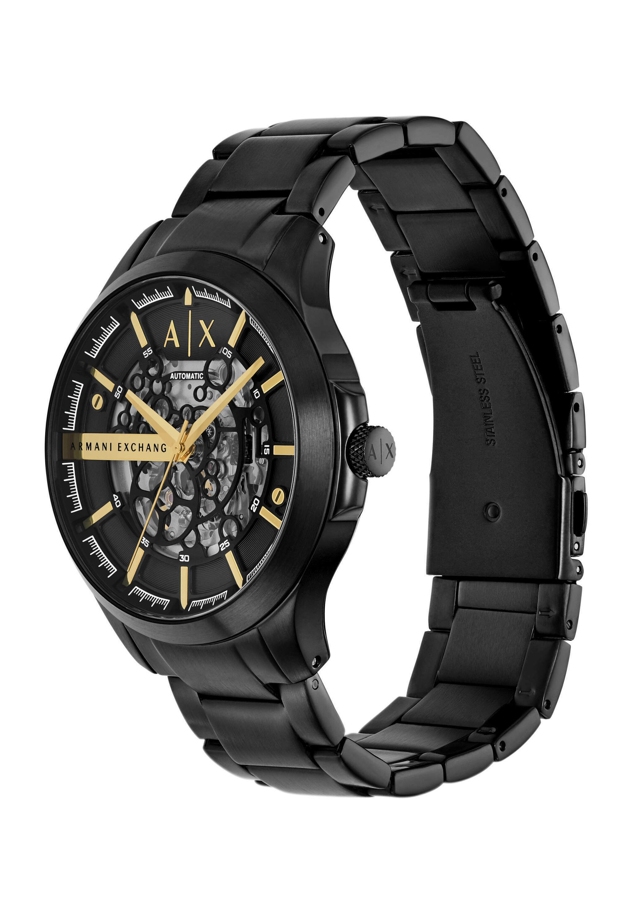 Armani Exchange TRADITIONAL HAMPTON Montre black noir ZALANDO.FR