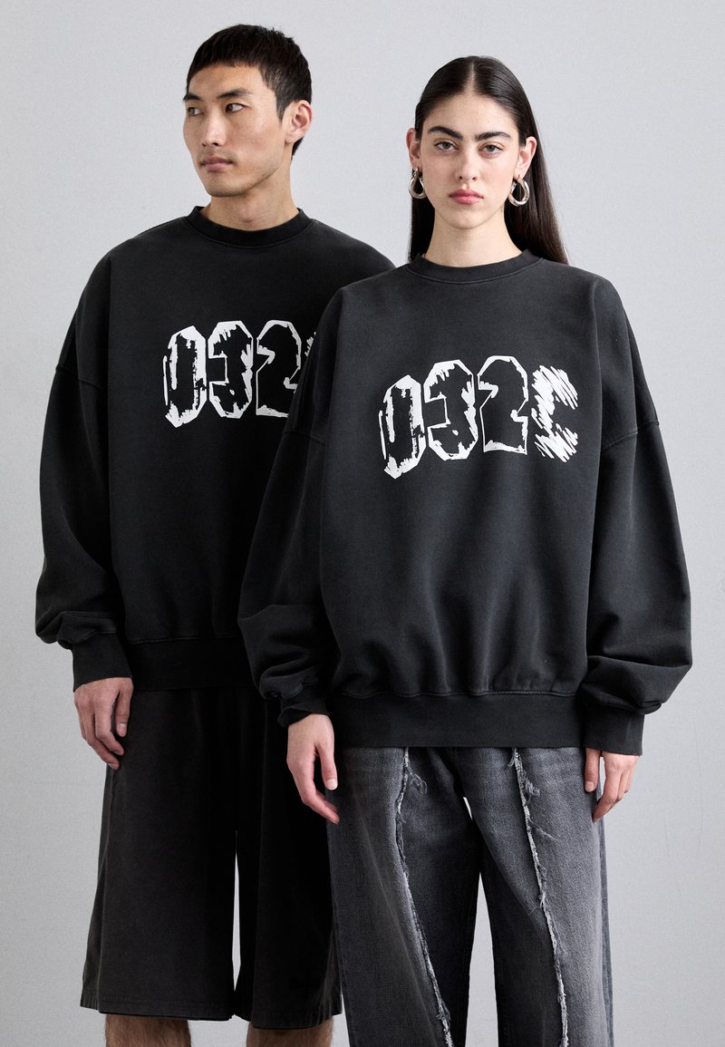032c ETERNAL BUBBLE CREWNECK UNISEX - Sweater - faded black/antraciet - Zalando.nl