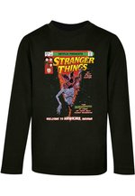 ABSOLUTE CULT STRANGER THINGS COMIC COVER - Long sleeved top - black ...