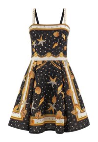 Guess MIT ALLOVER PRINT - Nappali ruha - schwarz/fekete - Zalando.hu