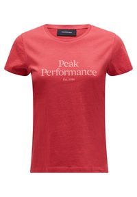 Peak Performance W ORIGINAL - T-Shirt print - rot - Zalando.at