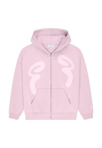 FELICIOUS WASHED - Felpa con zip - pink/fuxia - Zalando.it