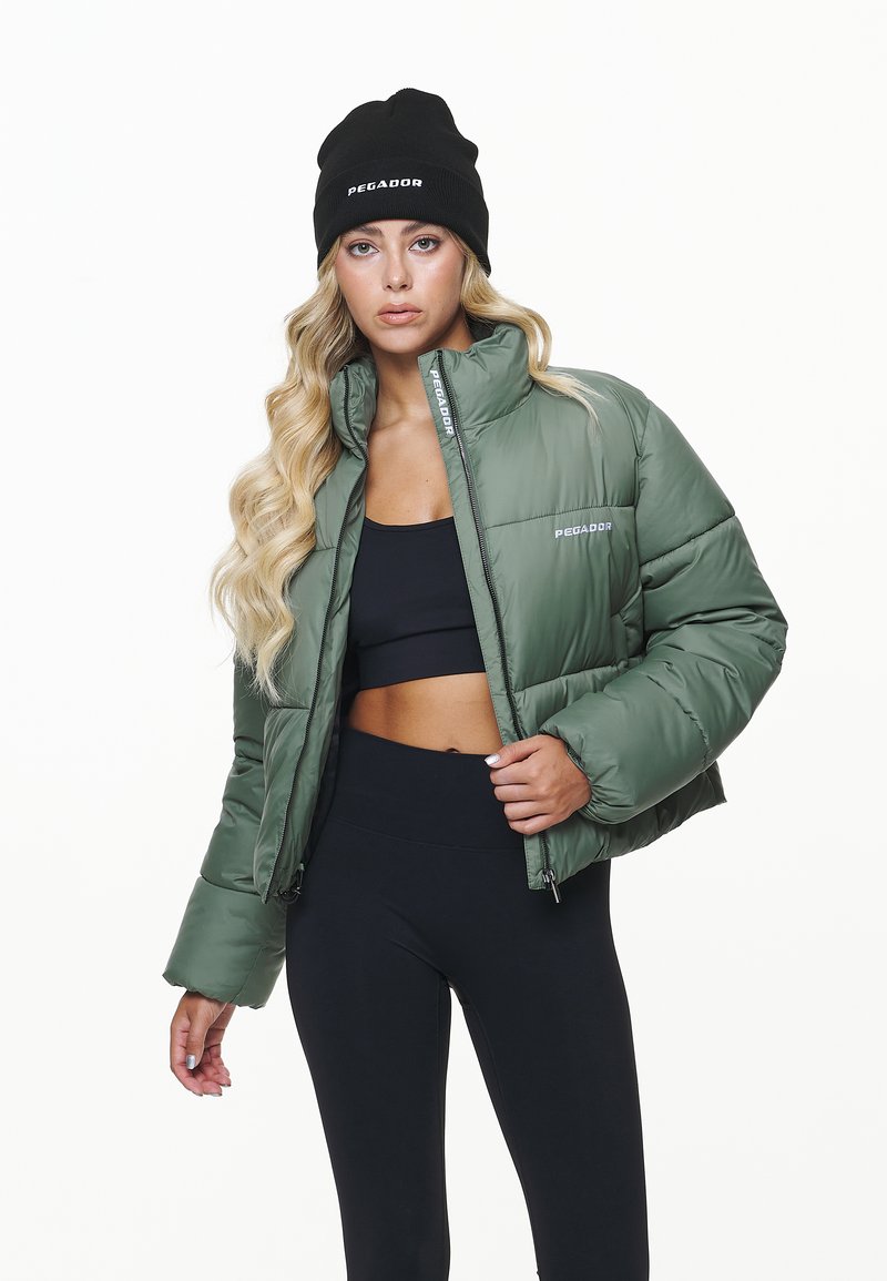 Pegador GEORGIE PUFFER JACKET - Vinterjakke - garden green/grønn ...
