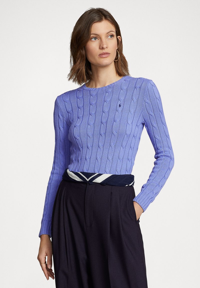 Polo Ralph Lauren JULIANNA LONG SLEEVE - Strickpullover - new litchfield blue/blau - Zalando.at