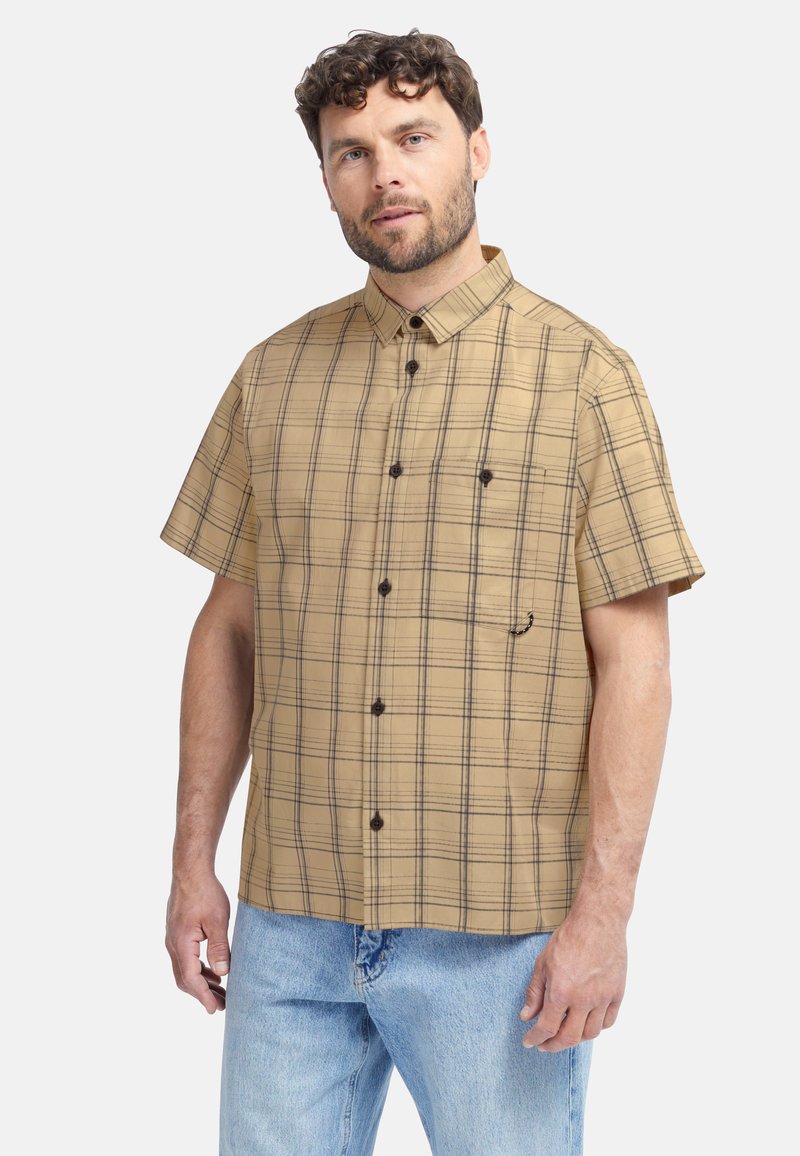 Jack Wolfskin HOT TRAIL - Shirt - phantom checks/anthracite - Zalando