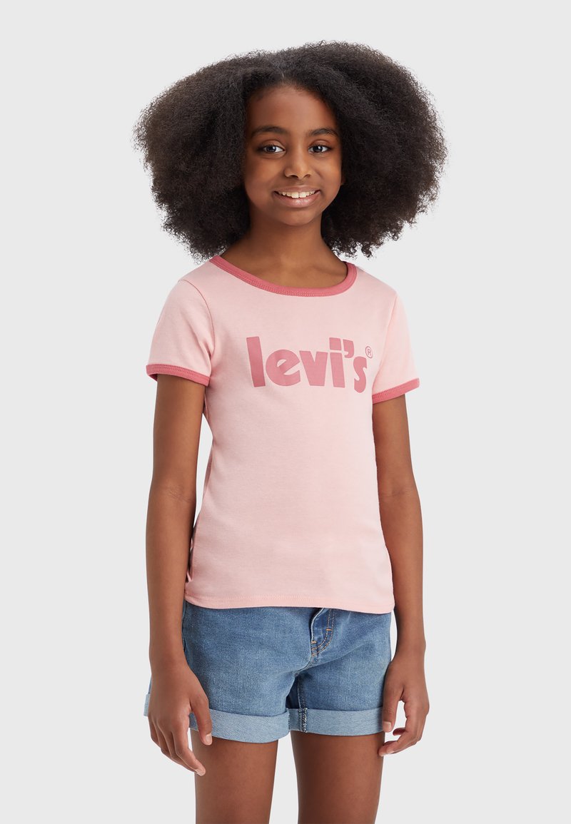 Levi's® MEET AND GREET RINGER - T-Shirt print - quartz pink/rosa ...