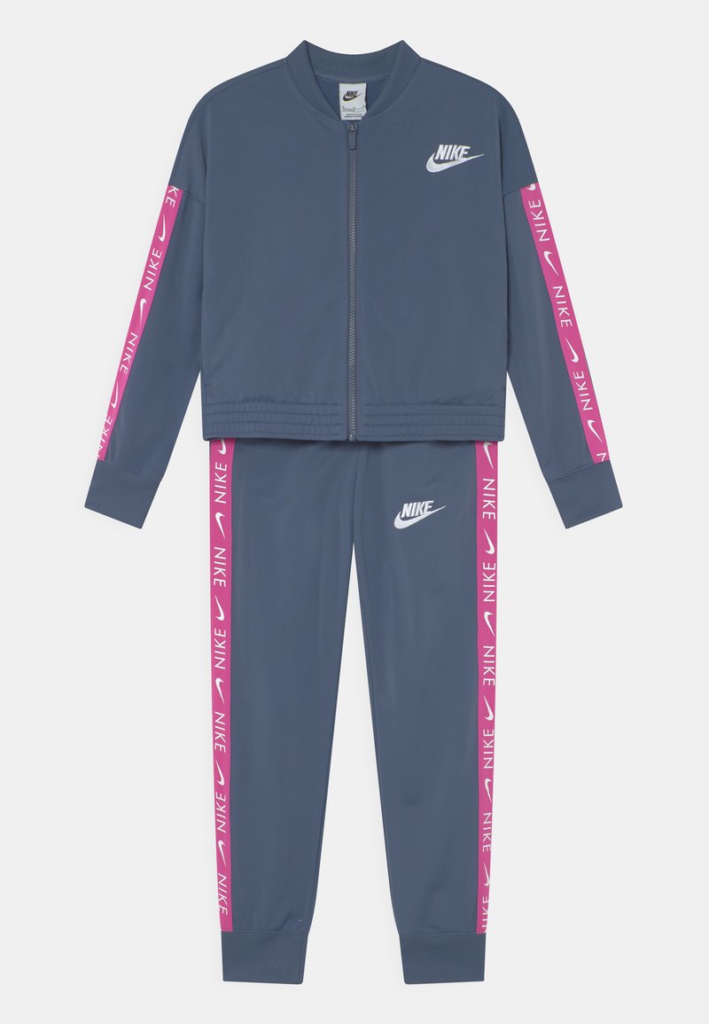 Nike Sportswear TRICOT SET - Treningas - diffused blue/active fuchsia ...