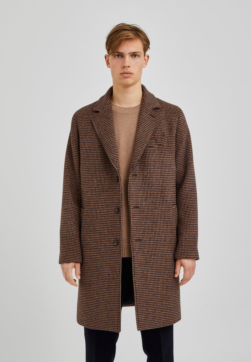 Bertoni MATHEO - Classic coat - lama melange/brown - Zalando