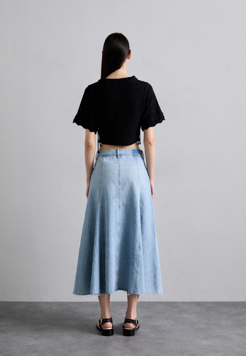 Mother THE FULL SWING SUPERIOR - Jupe en jean - im with the band/denim ...