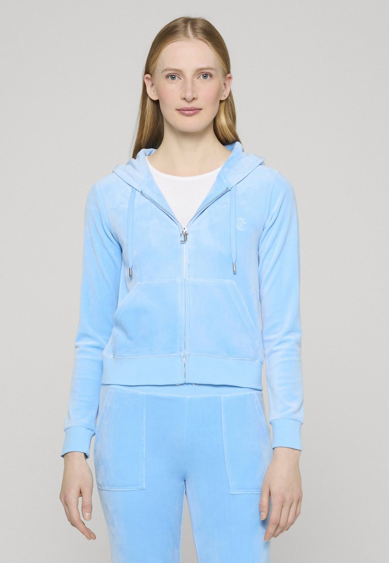 Juicy Couture ROBERTSON CLASSIC - Sweat zippé - alaskan blue/bleu clair ...