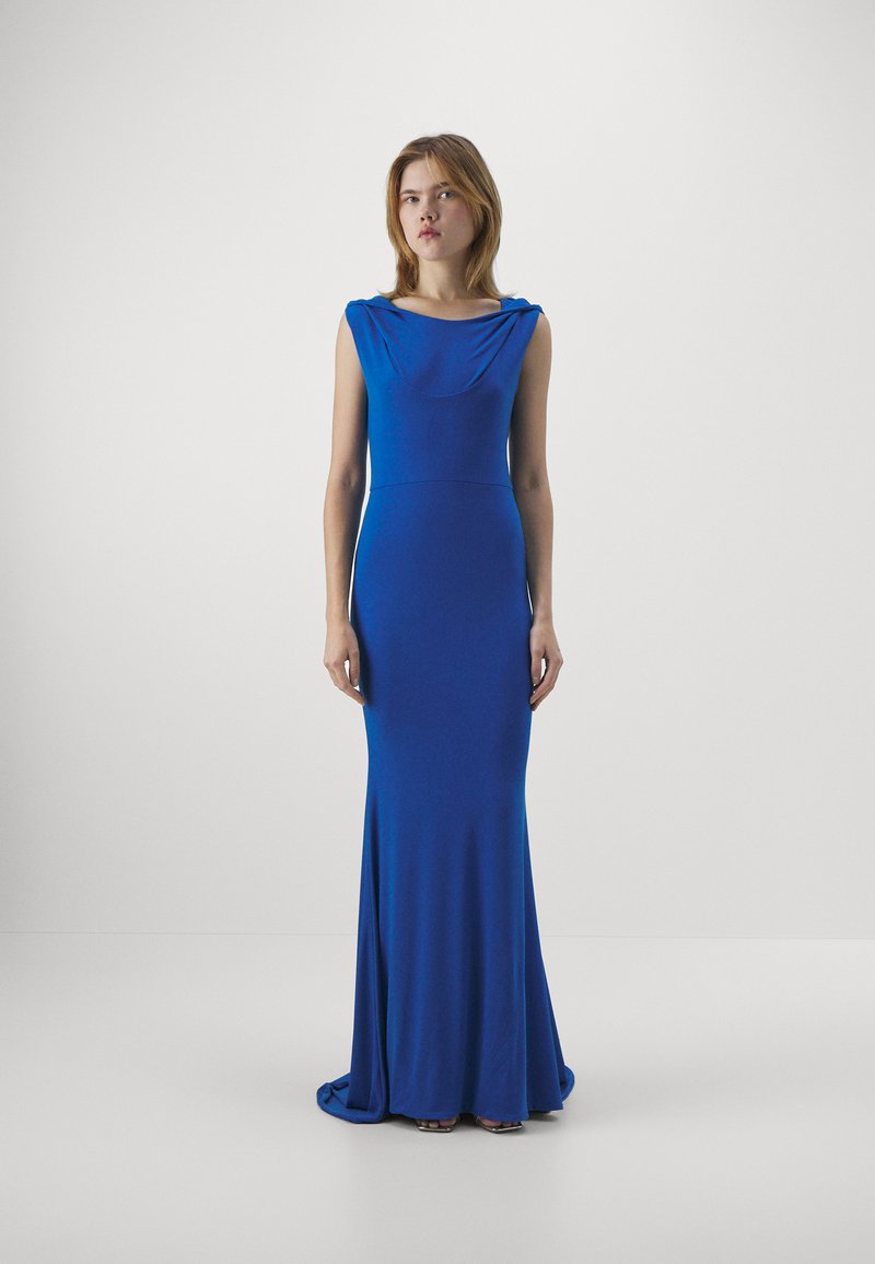 WAL G. MAYA HOODED - Robe en jersey - electric blue/bleu - ZALANDO.FR