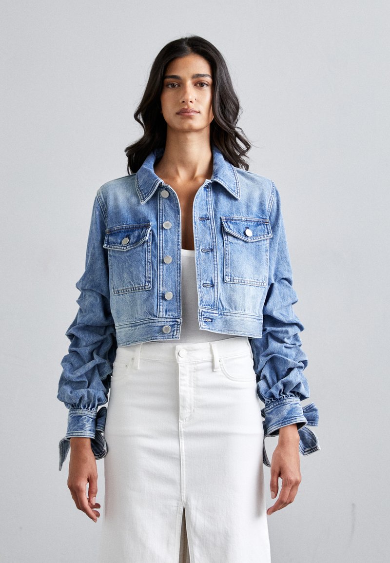 Alice + Olivia TIFF JACKET - Denim jacket - sullivan vintage blue/blue ...