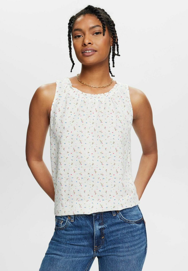 edc by Esprit MIT FLORALEM PRINT - Bluse - off white/offwhite - Zalando.at