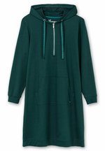 Sheego KNIEFREIES - Day dress - tiefgrün/dark green - Zalando